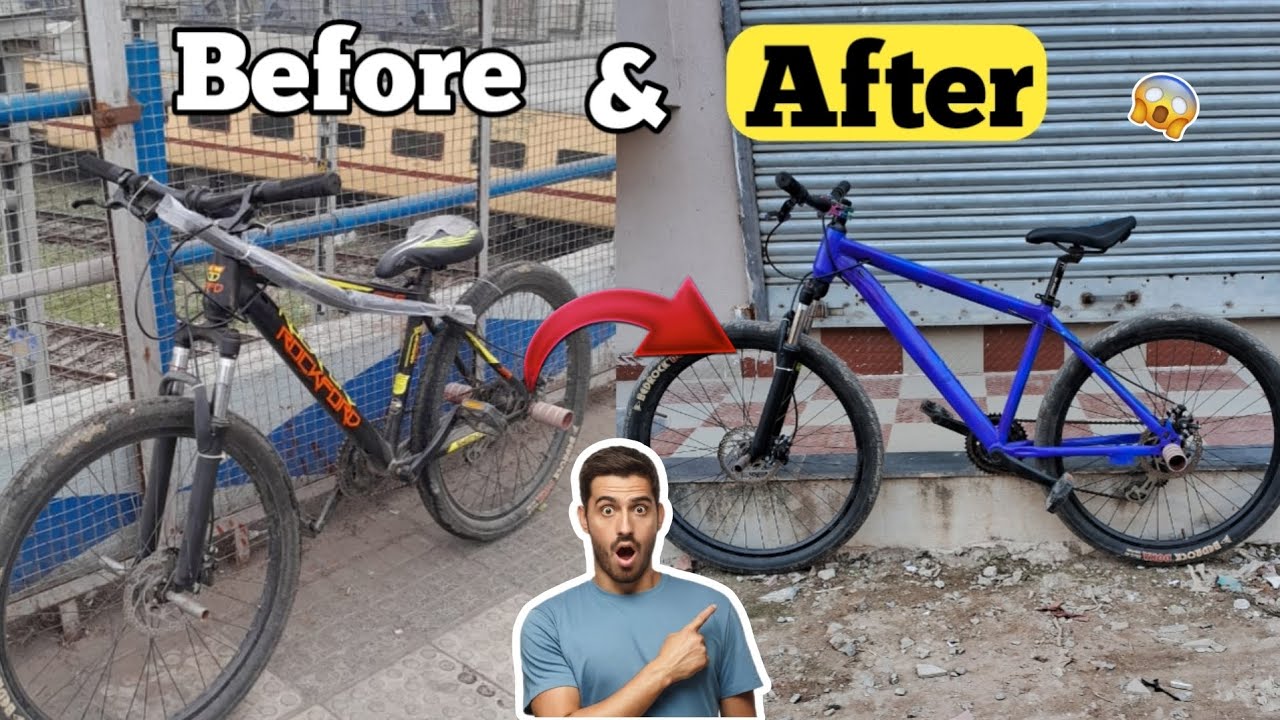 How to modify a cycle 😱 अब साइकिल को ऐसे मोडिफाई करो - YouTube