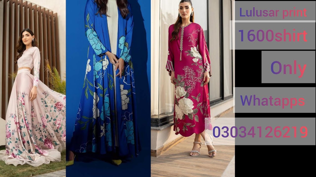 new design silk print lulusar brand 1600shirt piece loose cutting ...