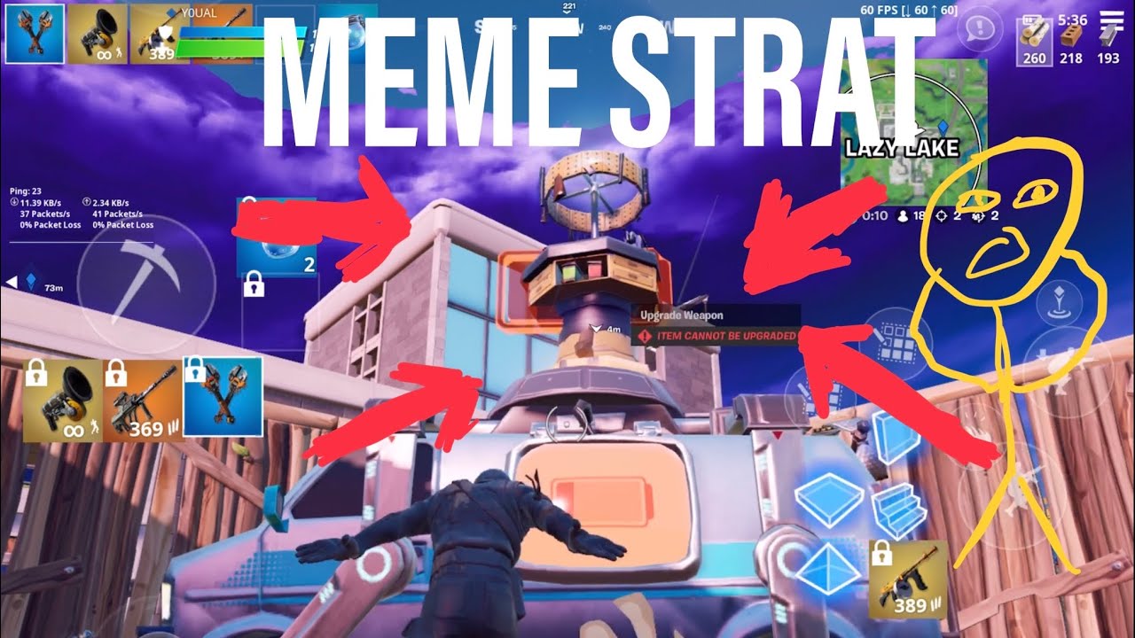 New Meme Strat in Fortnite - YouTube