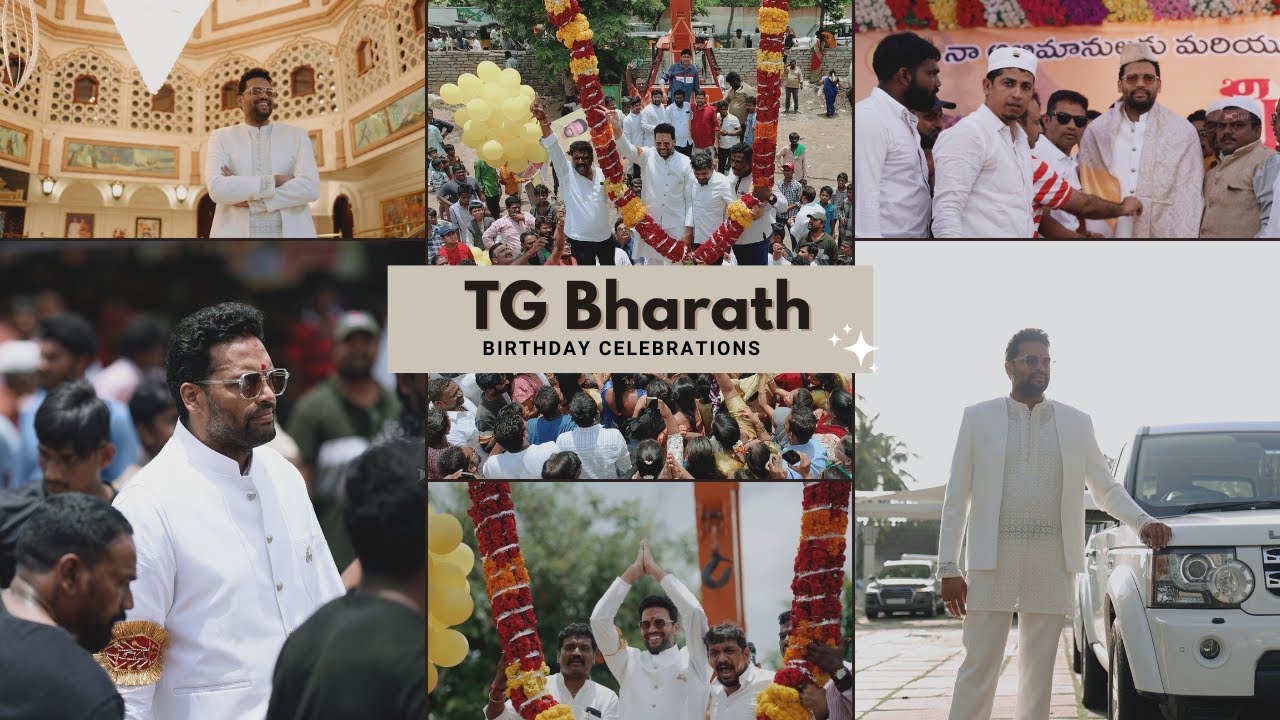 TG Bharath Birthday Celebrations Cinematic Video - Chaitus Media - YouTube