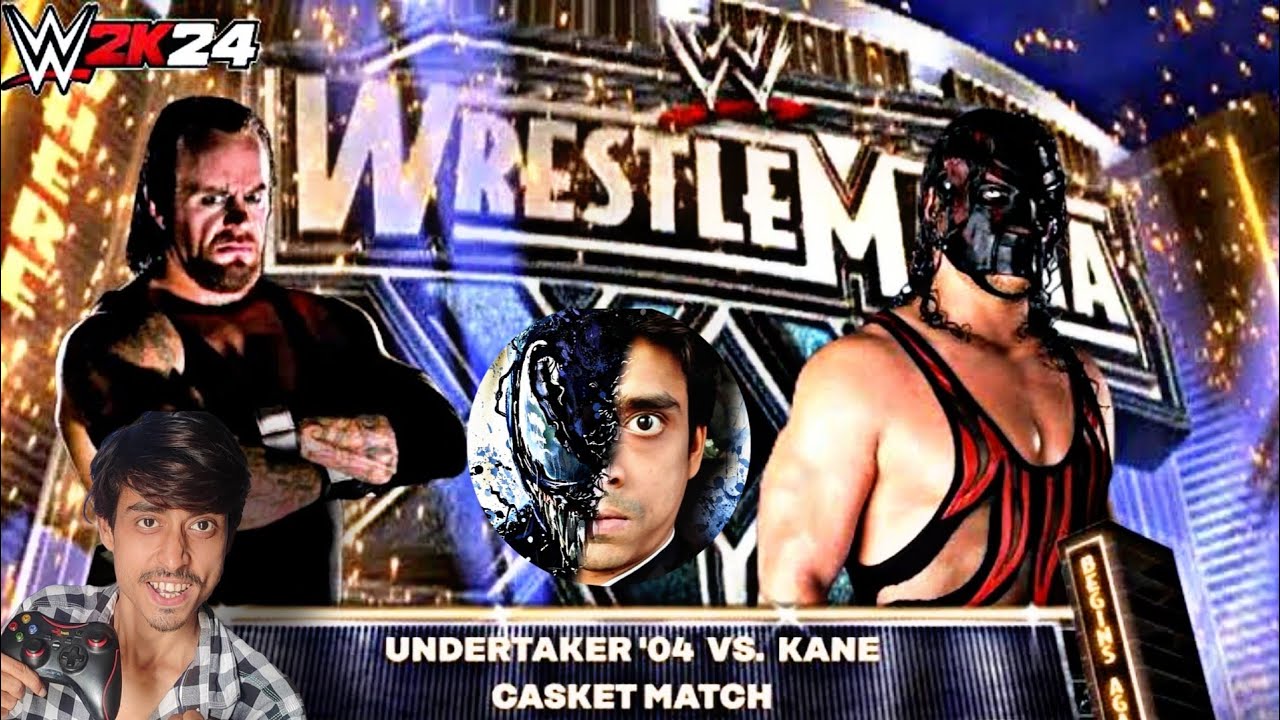 Undertaker vs Kane Casket match fight - YouTube