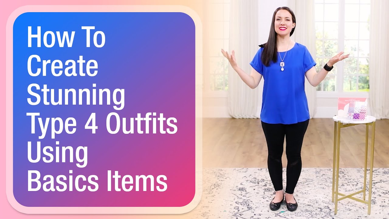 How to create stunning Type 4 outfits using basics items - YouTube