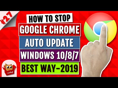 How to Disable/Turn Off/Stop Google Chrome Auto Update - Windows 10/8/7 ...