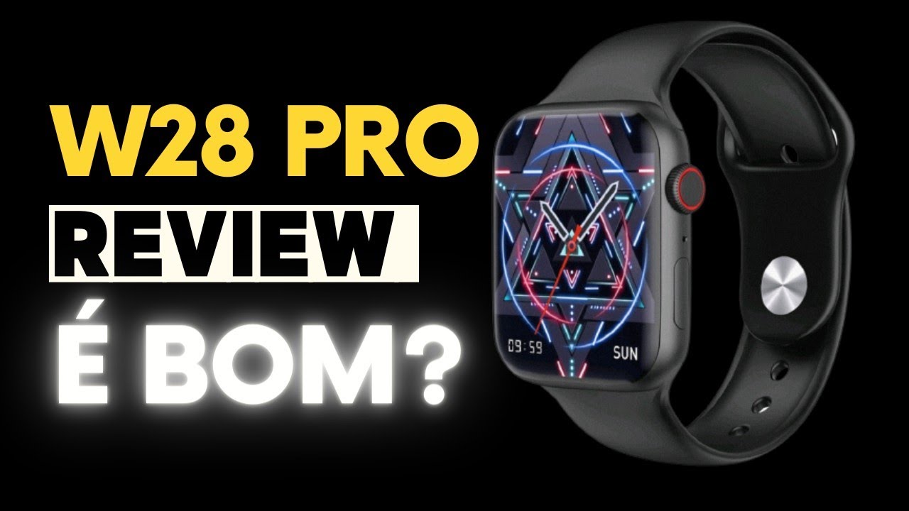 Smartwatch w28 pro serie 8 - 2022 - YouTube