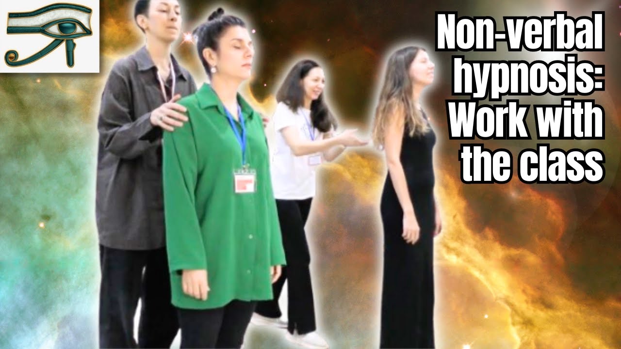 MESMERISMUS® MASTERCLASS/ Non-verbal hypnosis/Work with the class - YouTube