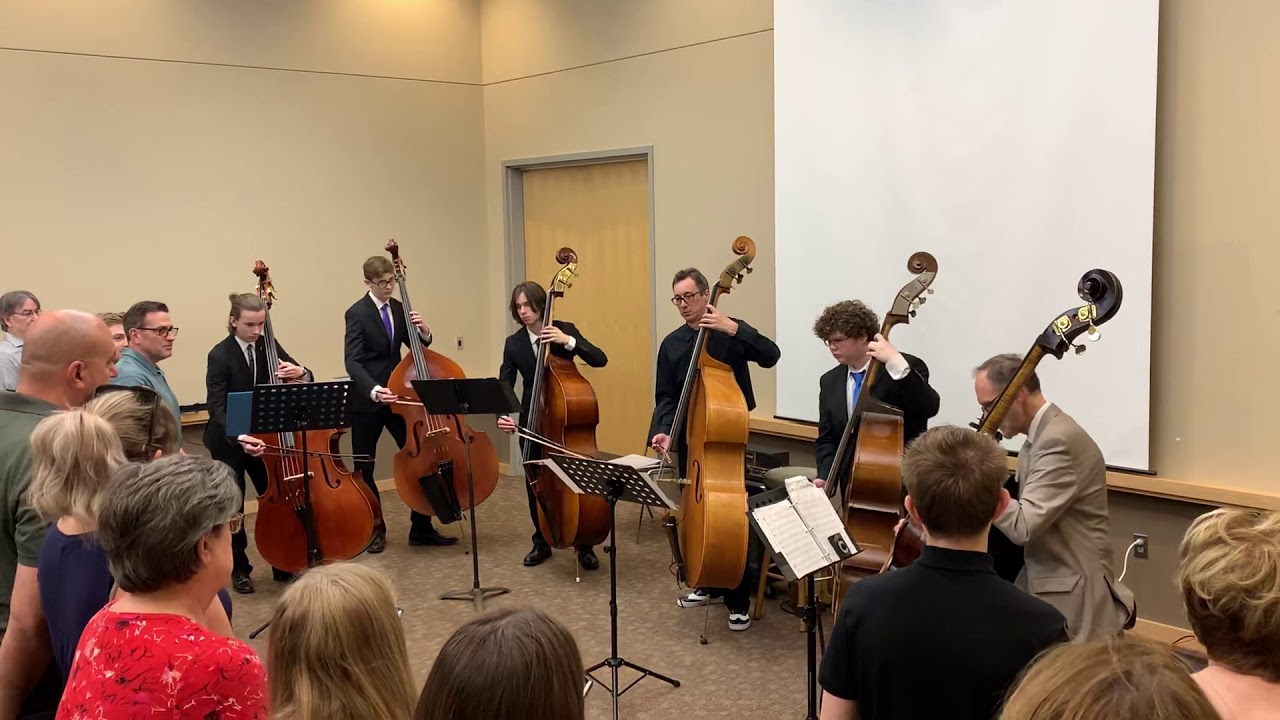 Basschool Double Bass Ensemble - Star Spangled Banner - YouTube
