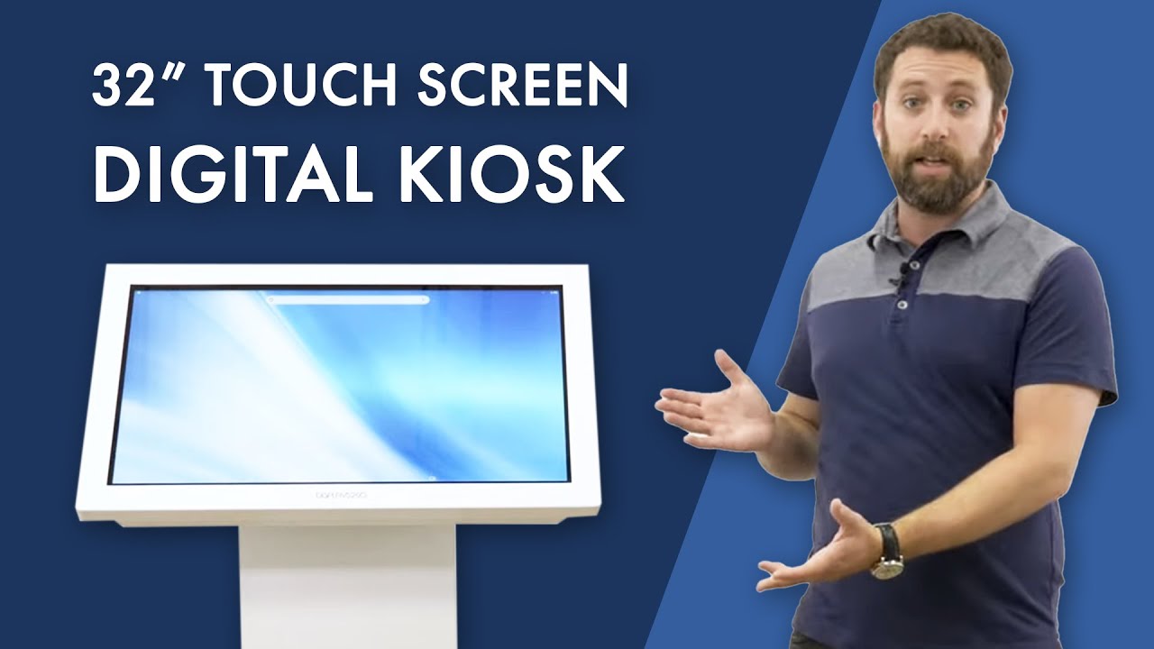 Touch Screen Digital Kiosks for Exhibits & Showrooms - YouTube
