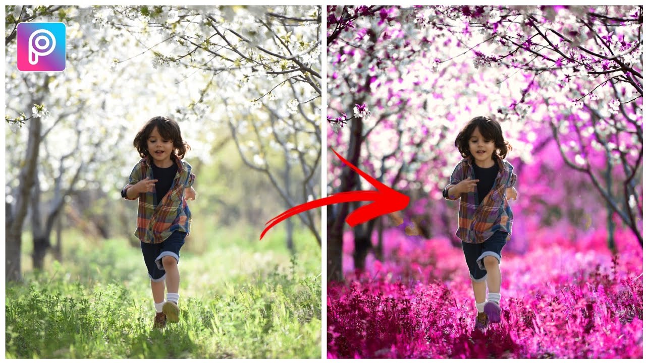 Pink Tone Photo Editing In PicsArt | PicsArt Color Grading Tutorial ...