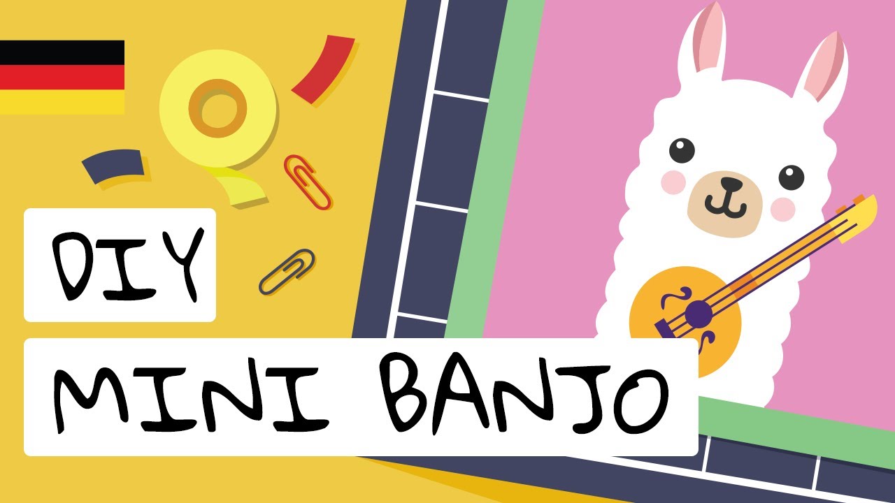DIY Mini-Banjo / Musikinstrument zum Basteln / Andreea's Music Box ...
