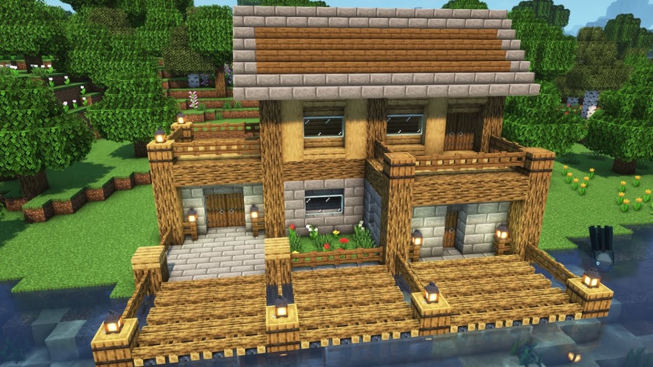 Minecraft Fisherman House🏠 Tutorial - YouTube
