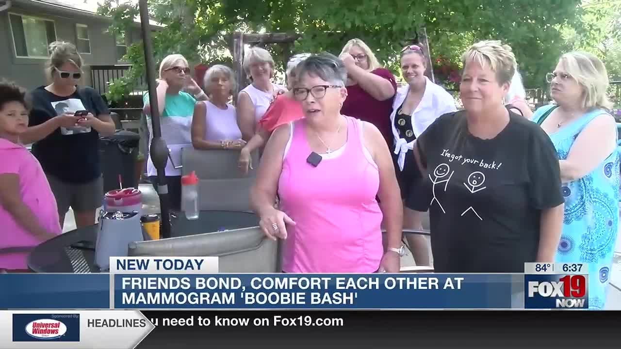 Hamilton women turn annual mammograms into party - YouTube