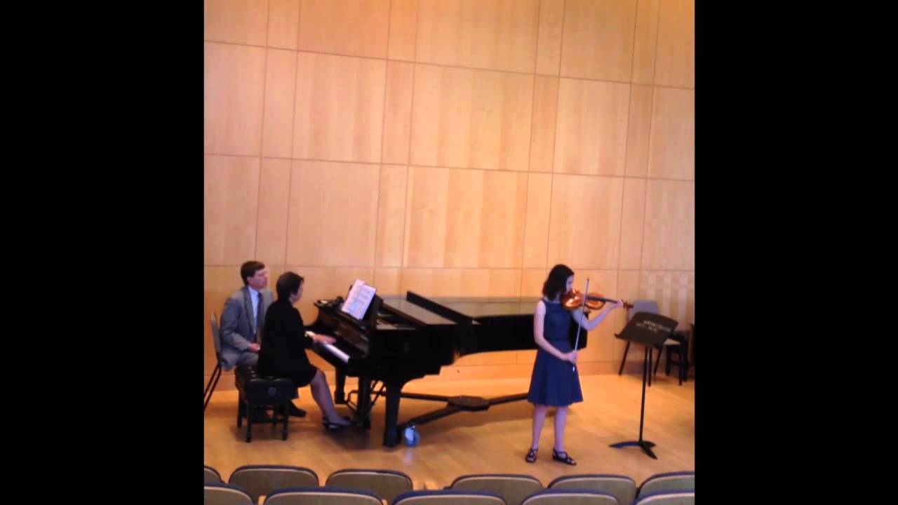 Rachel Roller Romance in F Major, Beethoven - YouTube