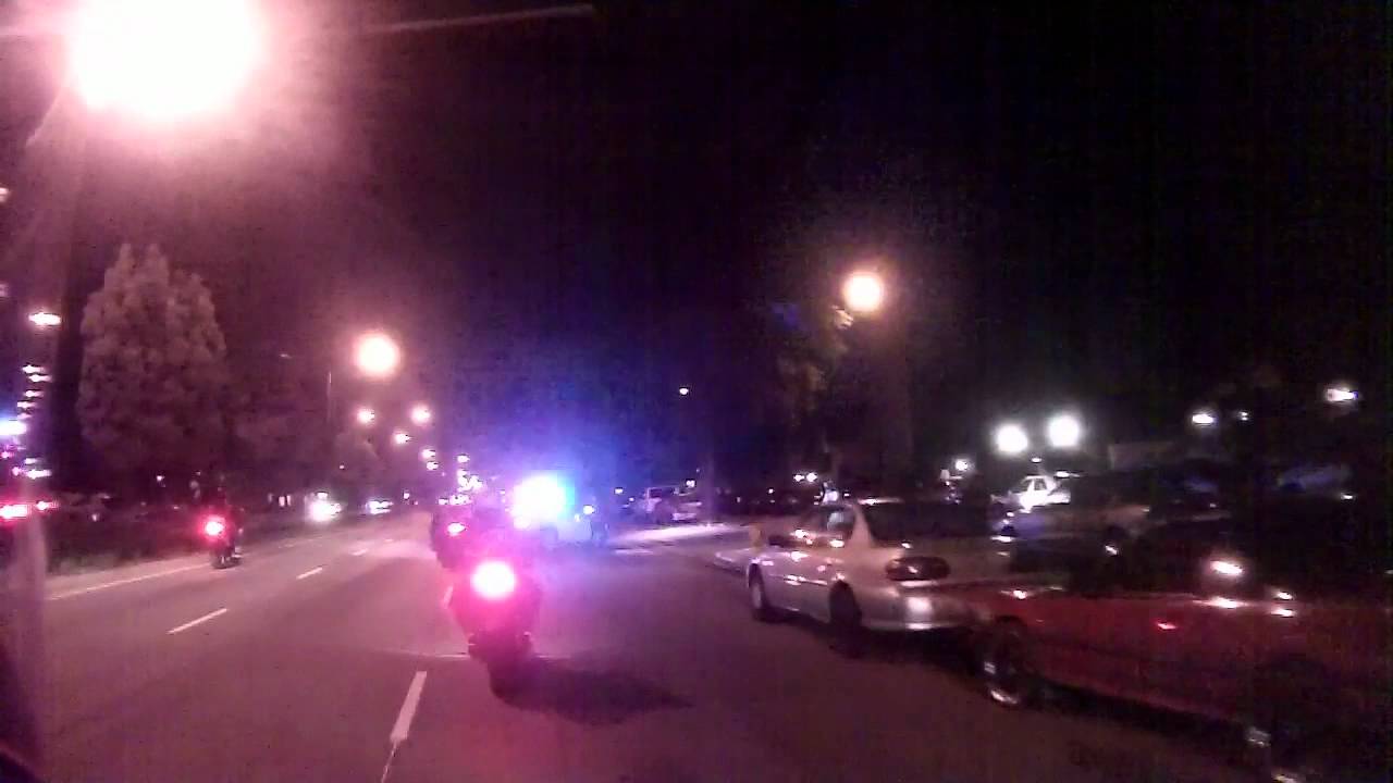 Bike Night Police Chases - YouTube