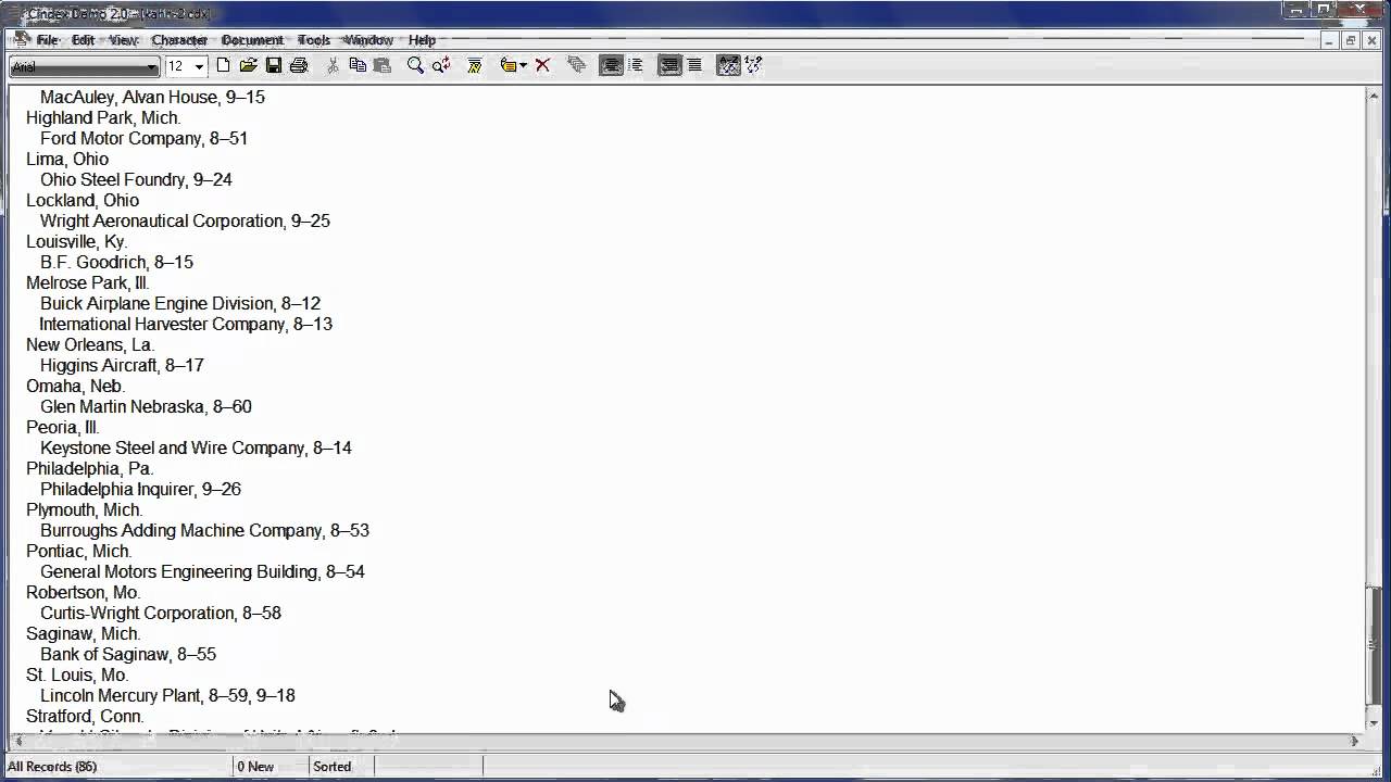 CINDEX Specifics 1 - Specifying Record Structure - YouTube