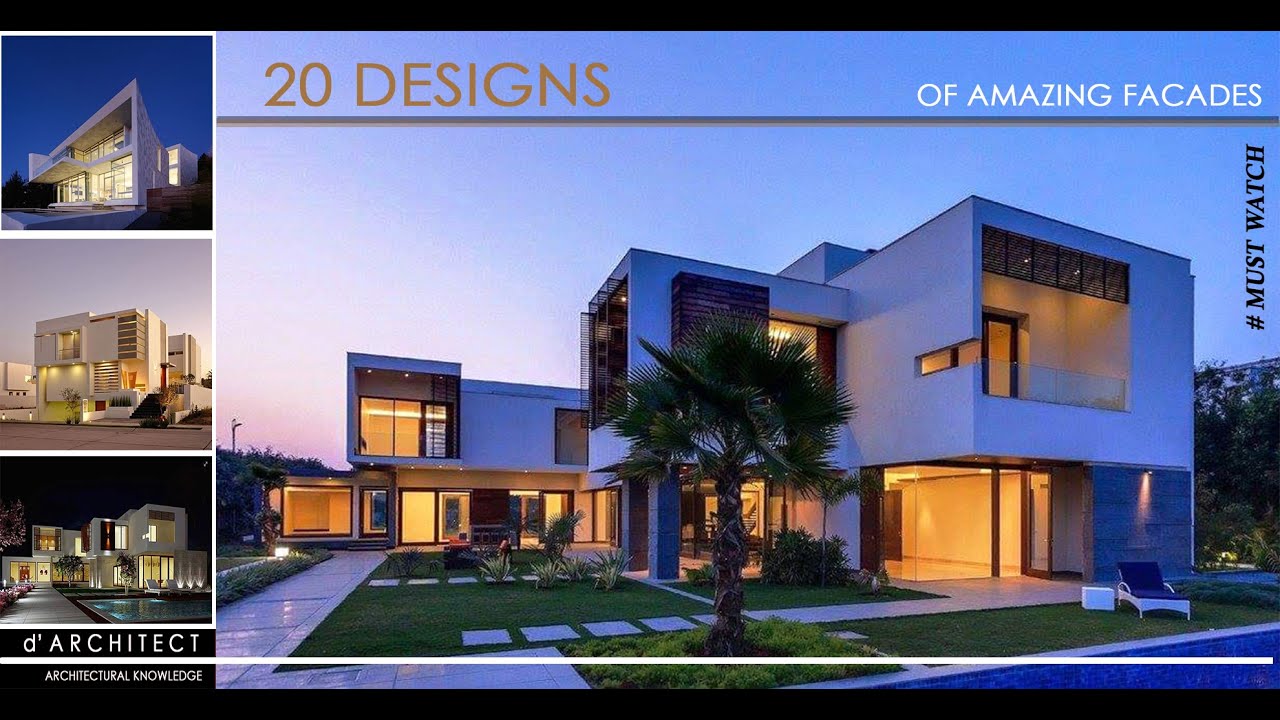 20 Modern House Facades | Part - 1 | Architectural Inspirations - YouTube