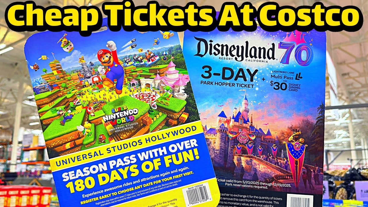 🎟️🔥 HUGE Theme Park Ticket Deals Spotted at Costco! - YouTube