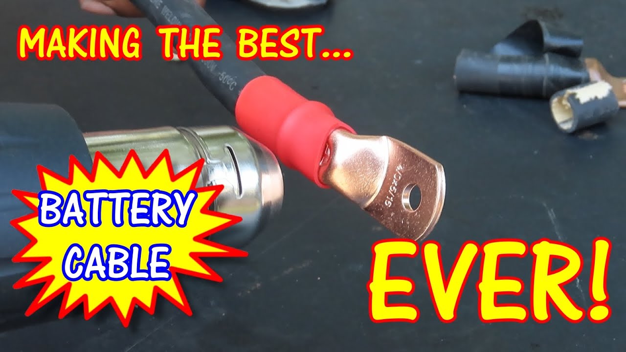 HOW and WHY to make your own battery cable! - YouTube
