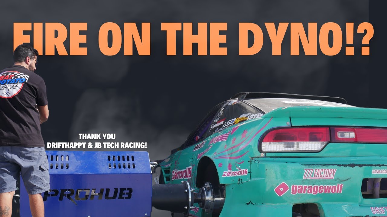 MY RACECAR CAUGHT ON FIRE ON THE DYNO - YouTube