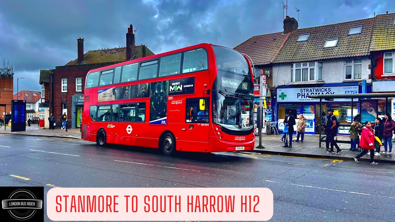 London 🚌 H12 ride from Stanmore to South Harrow Join me on board - YouTube