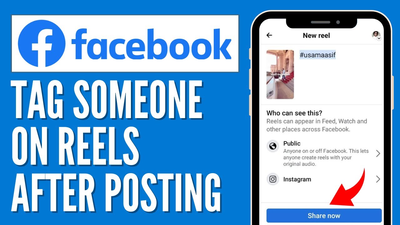 How to Tag Someone on Facebook Reels After Posting 2025 - YouTube