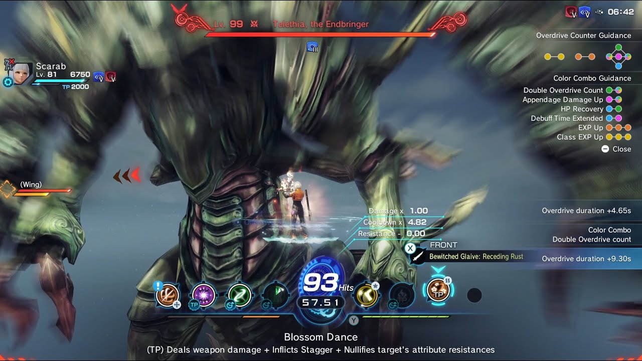 Xenoblade X DE ~ Killing Telethia with one blossom dance, but ...