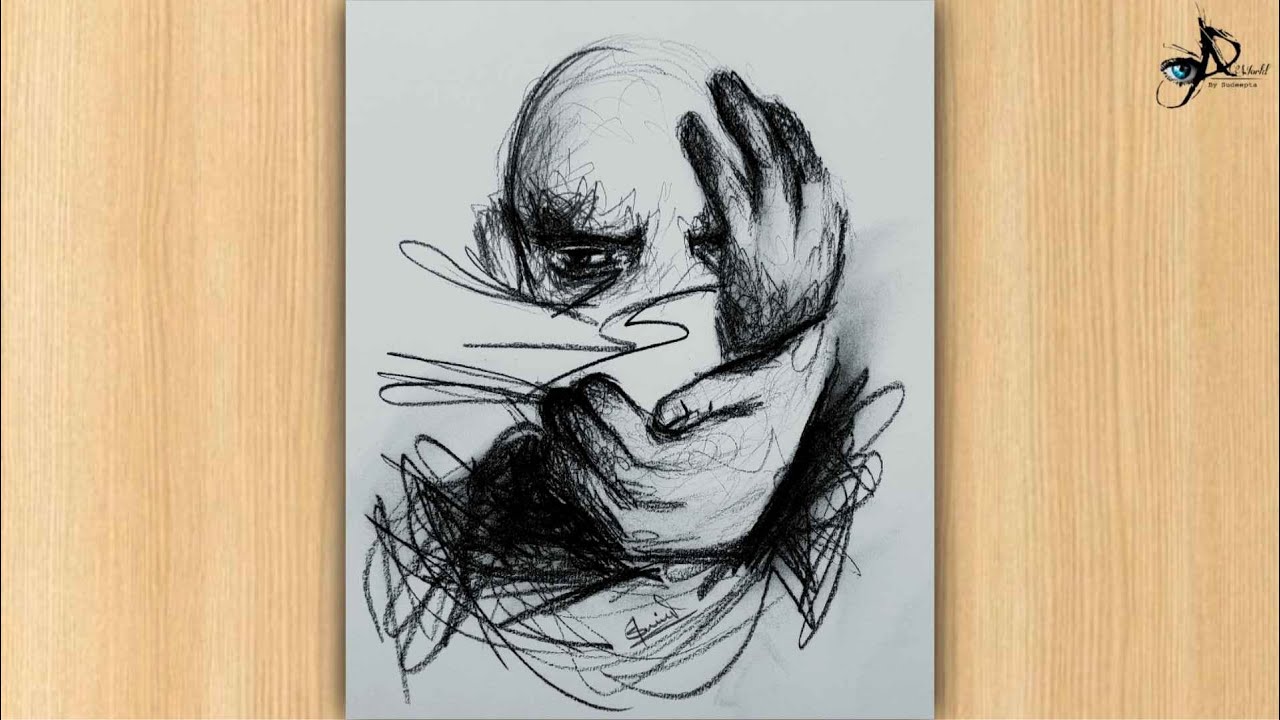 Emotional Sketch Art | Powerful Pencil Drawing of Human Emotions ...