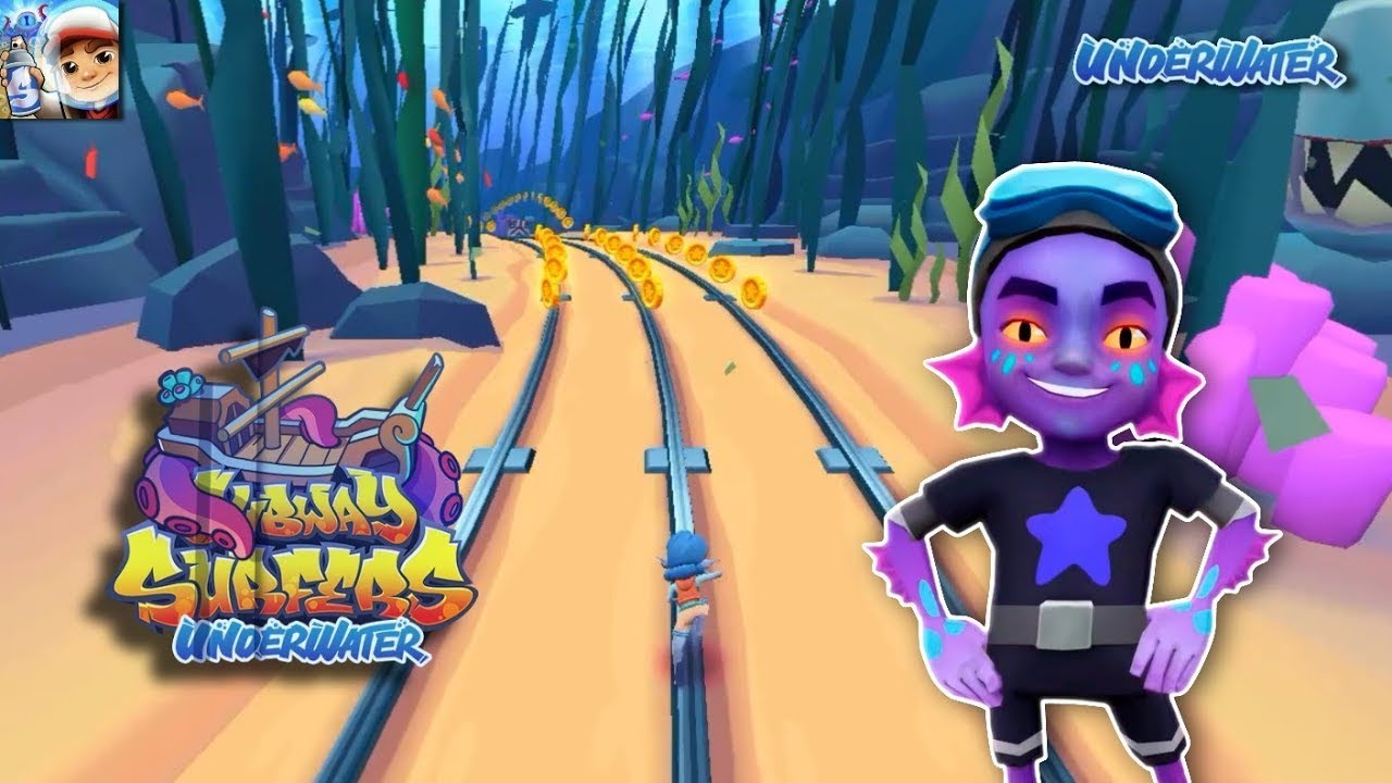🔵 SUBWAY SURFERS New update race along the seabed with jellyfish ...
