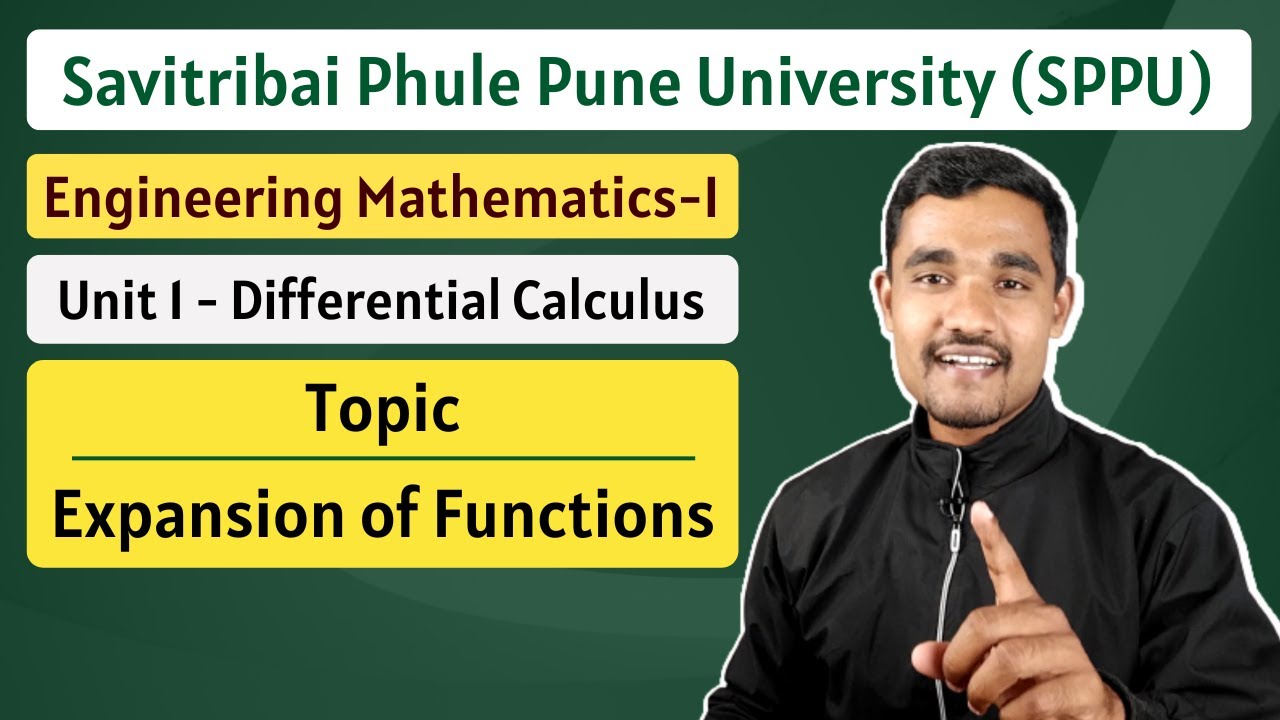Expansion of Functions using Standard Expansions - 02 | Engineering ...