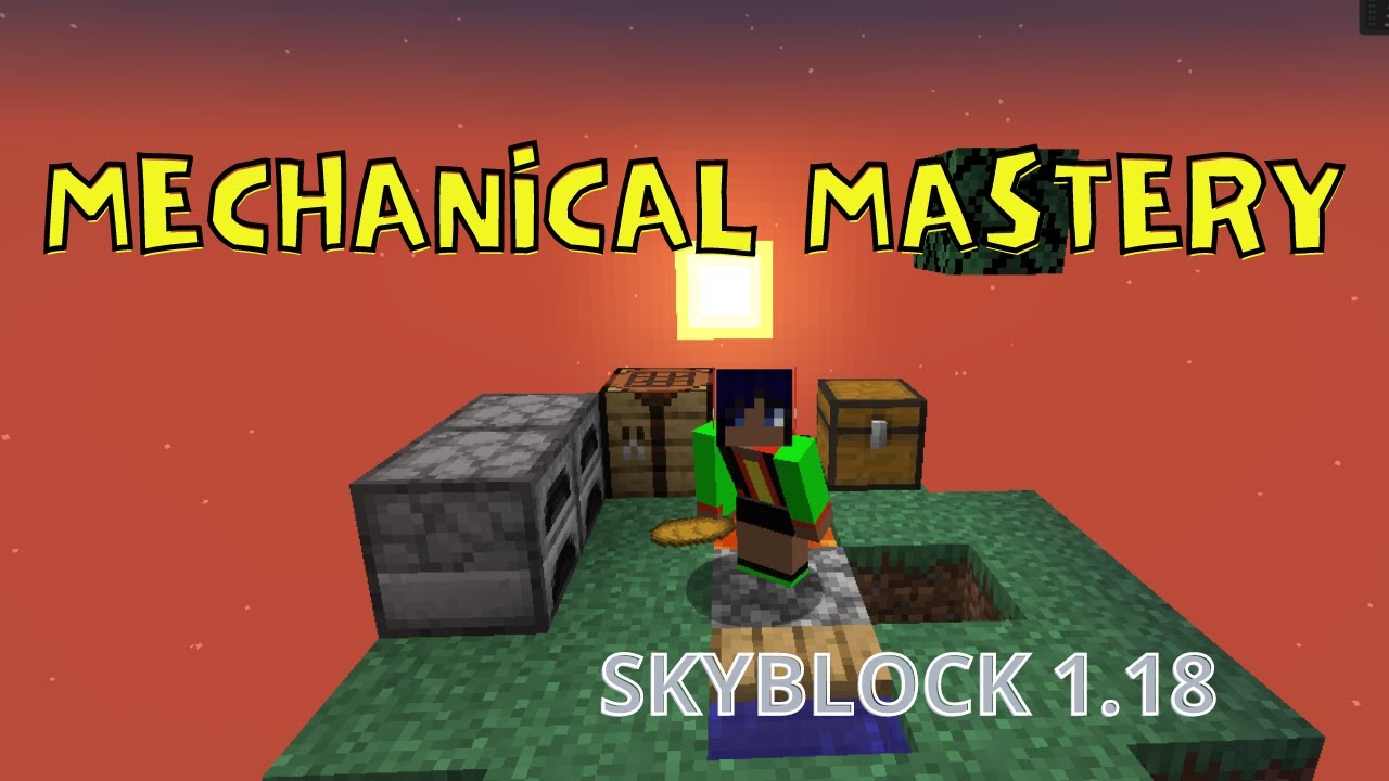 Novo Skyblock com EMC Expert - Mechanical Mastery - Minecraft Modded 1. ...