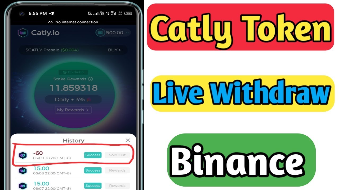Catly Token Live Binance Withdrawal Proof || Catly Token Sell || Catly ...