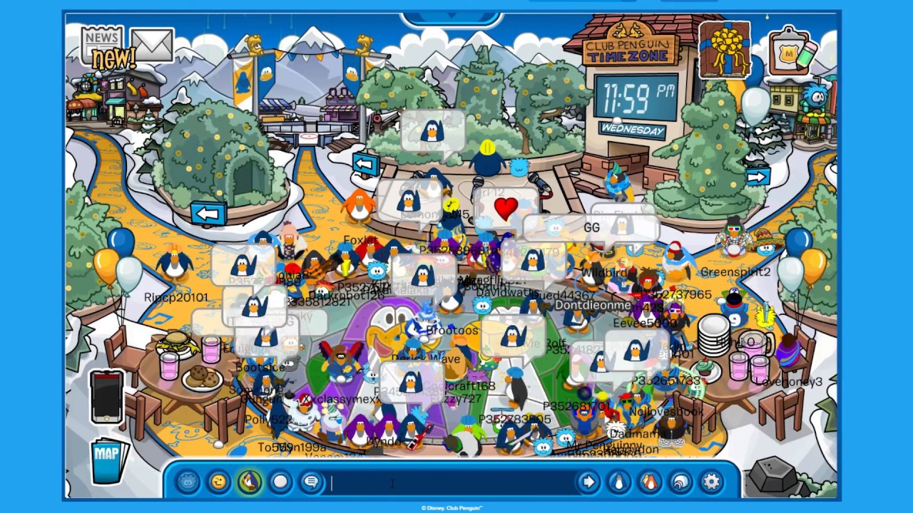 The last moments of Club Penguin. - YouTube