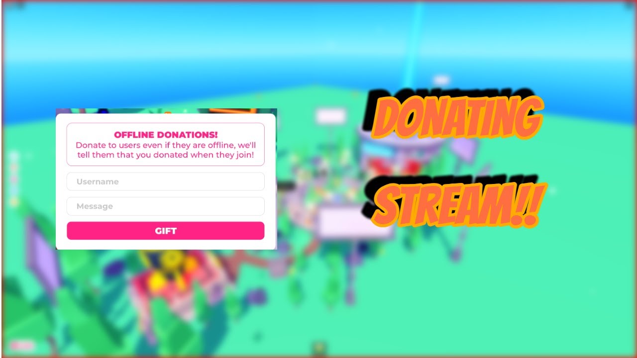 PLS DONATE DONATING TO VIEWERS!!! Pls Donate Live Stream - YouTube
