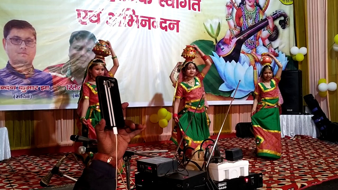 Bihar Folk dance (Nrityanjali The Dance And Music Academy) - YouTube