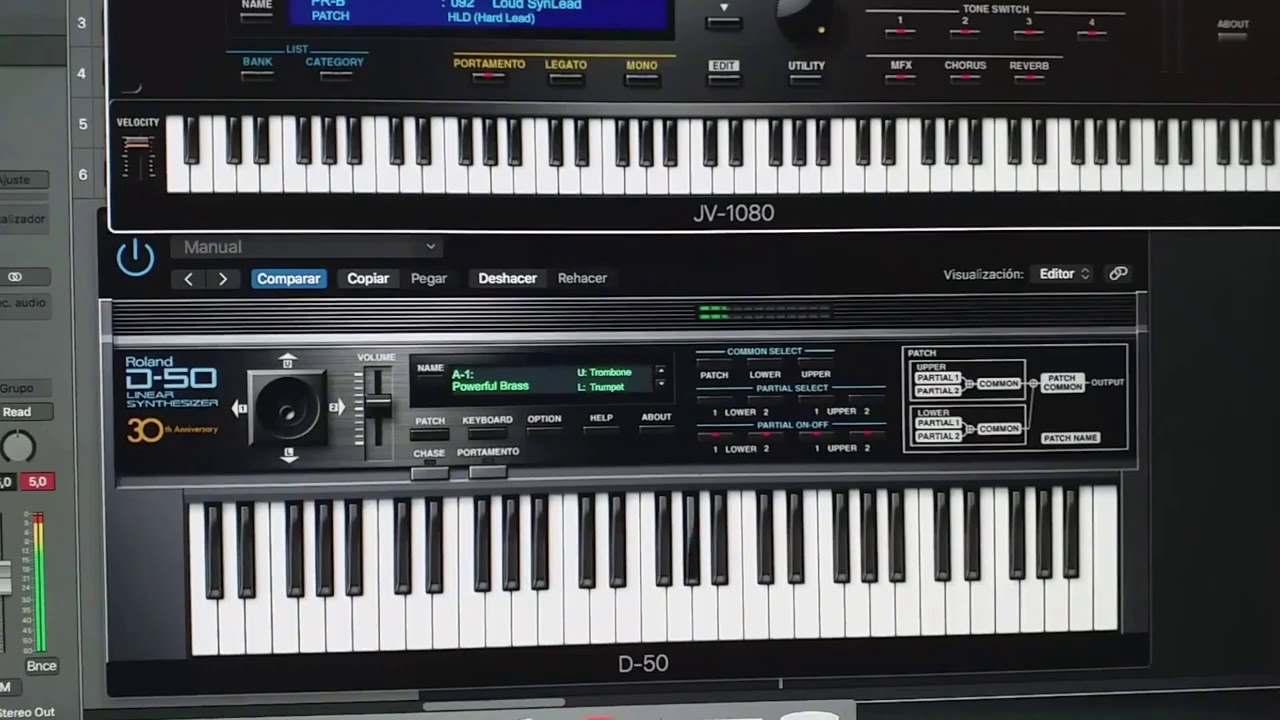 TROPIKAL SOUND ROLAND JV90 Y D50 VST - YouTube