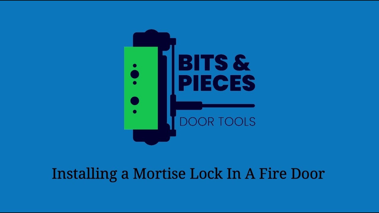 Installing a Mortise Lock in a Fire Door - YouTube