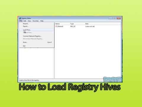 How to Load Registry Hives - YouTube