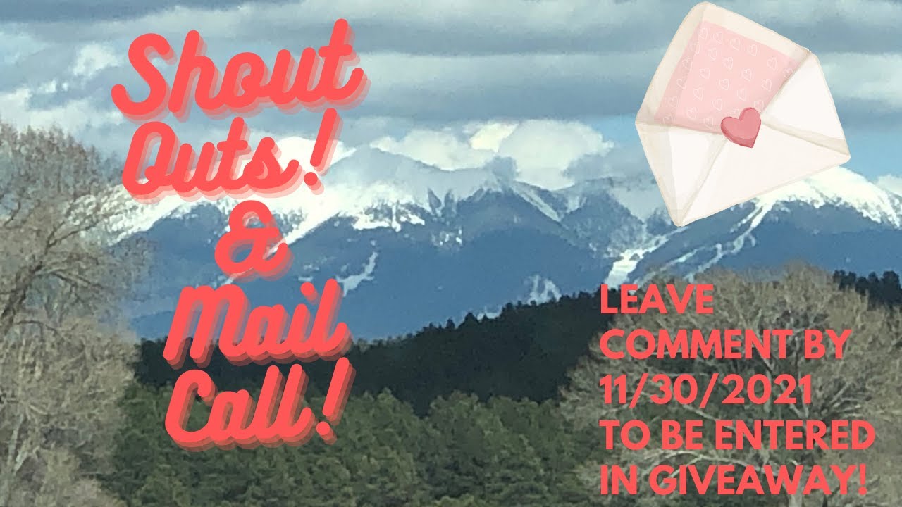 Mail Call & Shout Outs! Giveaway Entry Video! - YouTube