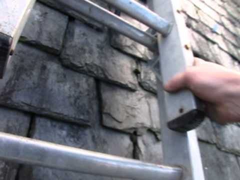 Repair a slipped slate on a roof - YouTube