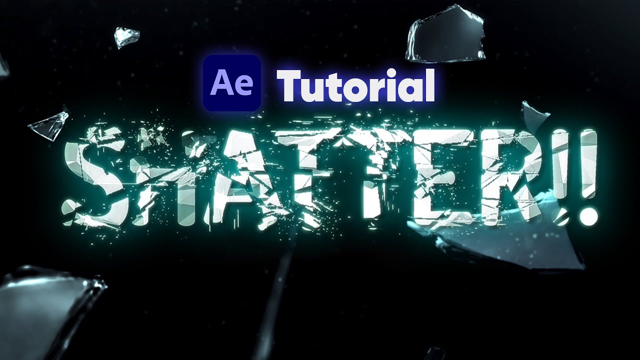 Shatter Effect Easy Tutorial in After Effects - YouTube