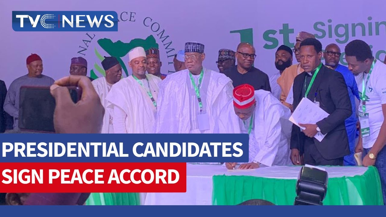 Femi Akande Speaks On Peace Accord Signed by Presidential Candidates ...