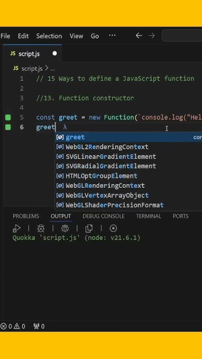 Part 11 15 Ways To Define A Javascript Function Shorts Javascript Javascriptfunctions