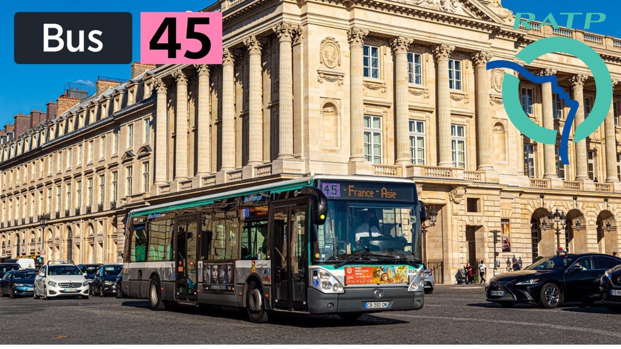 Bus 45 RATP | Paris | Place de la Concorde - France-Asie/Centre Bus d ...