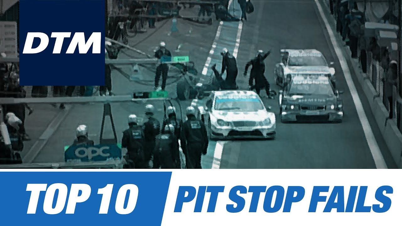 DTM Top 10 Pit Stop Fails - YouTube