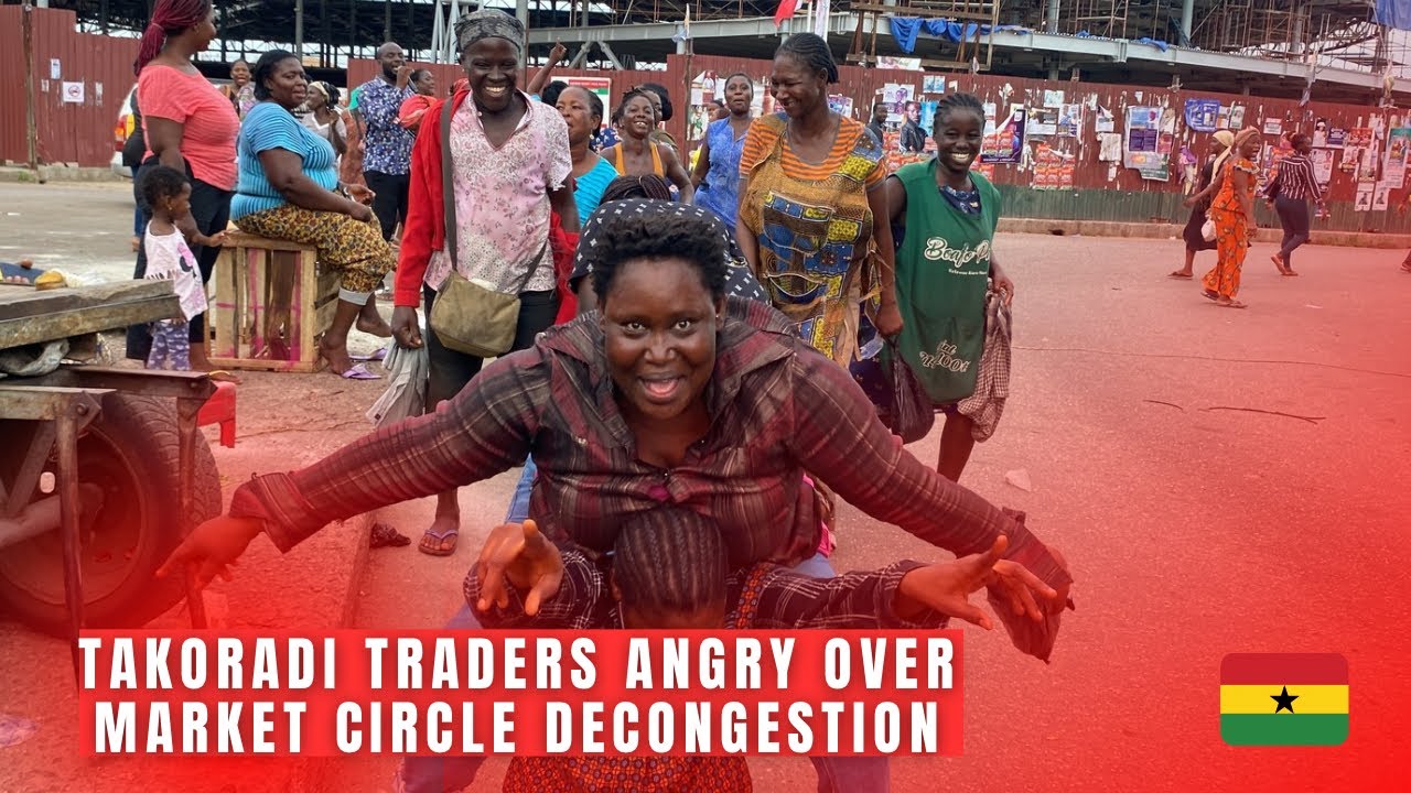 Takoradi Market Women Angry Over STMA Market Circle Decongestion ...