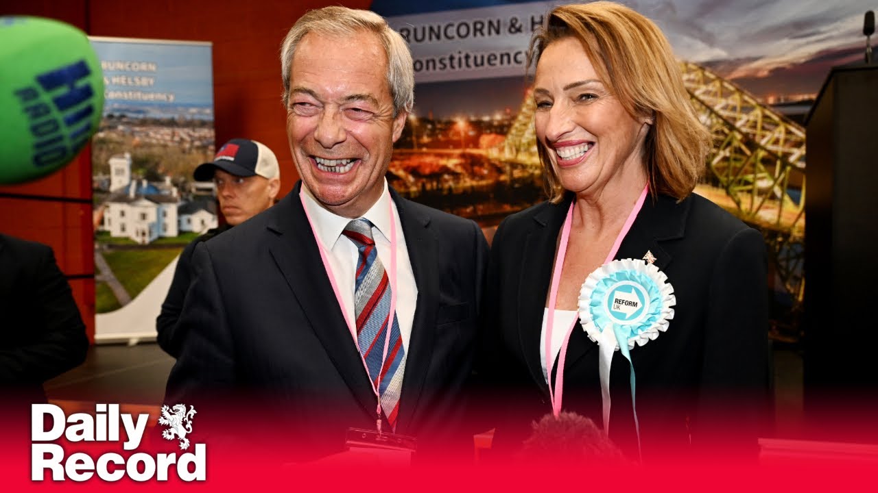 Reform beats Labour by SIX votes to take Runcorn and Helsby by-election ...