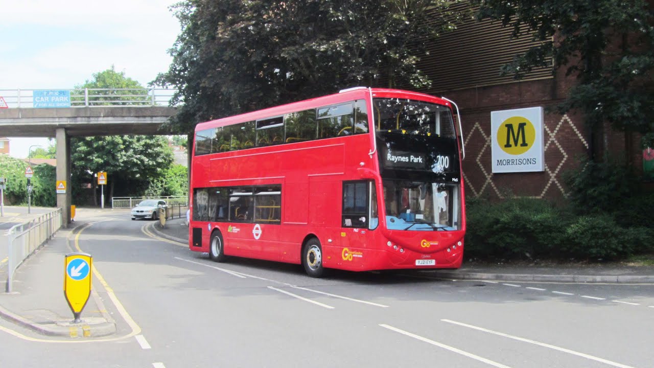 New Optare Metrodecker Electric Buses On London Bus Route 200. - YouTube