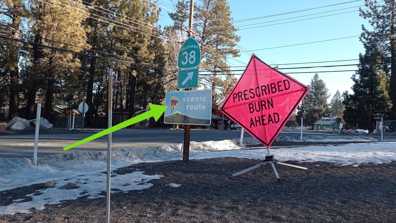 The best scenic route to big bear lake, california state route 38. ways ...