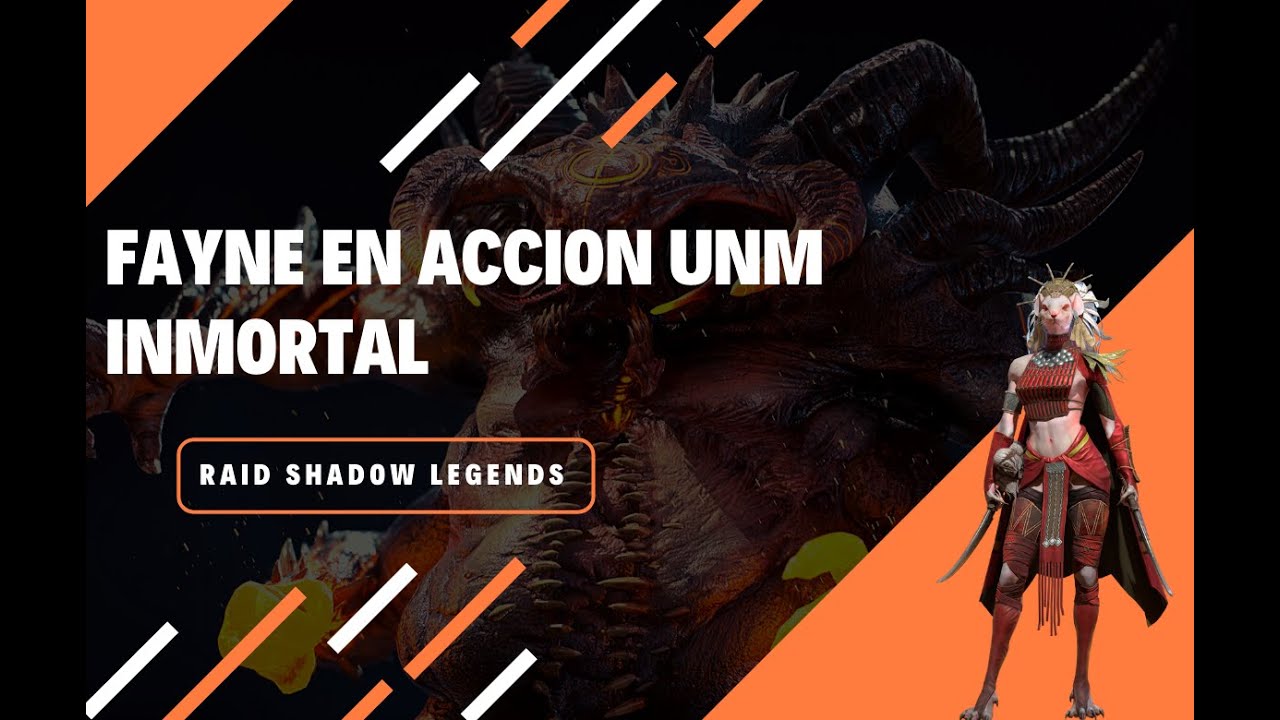RAID SHADOW LEGENDS: FAYNE EN ACCION UNM - YouTube