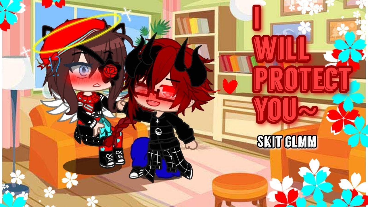 😍I will protect you~ 😍 gacha skit |Emily x Den| Daily life p1 - YouTube