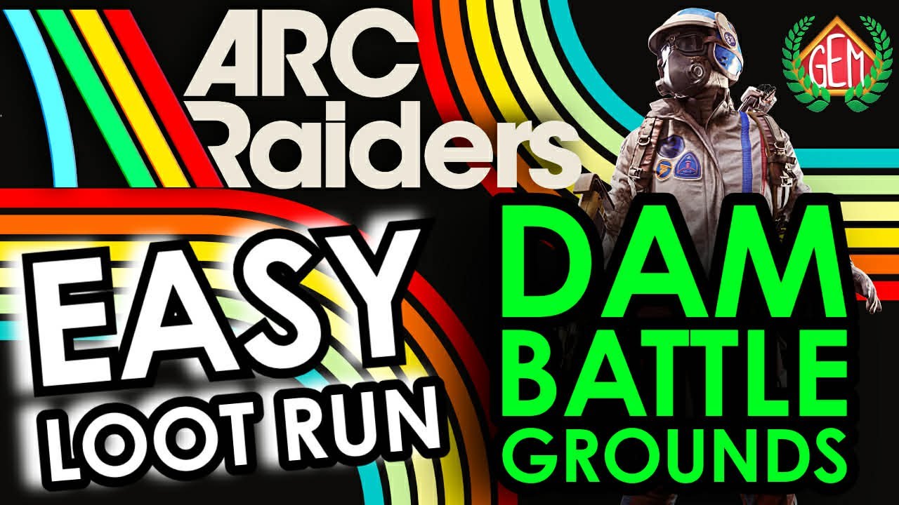 Arc Raiders Easy Loot Run on Dam Battlegrounds - YouTube